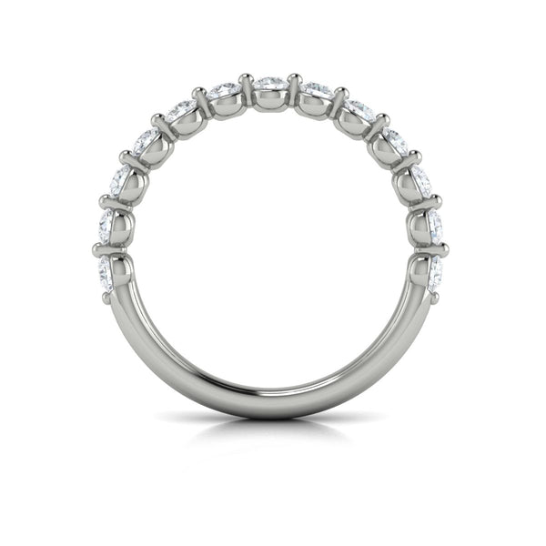 Diamond Single Prong Band in 14K White Gold – JG Kronenberger Fine Jewelry